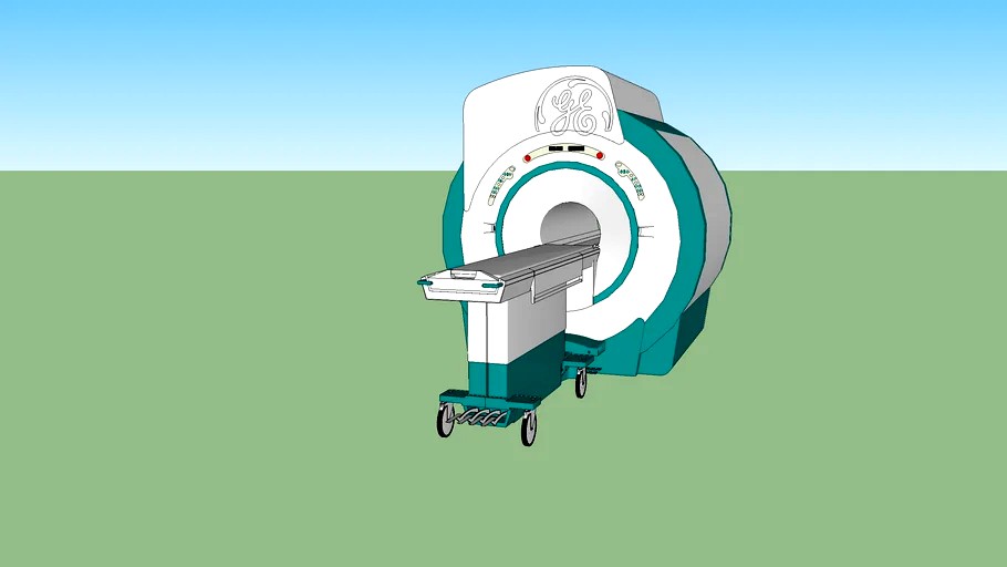 MRI 1,5 Tesla Ge signa Hdxt-excite 3d model