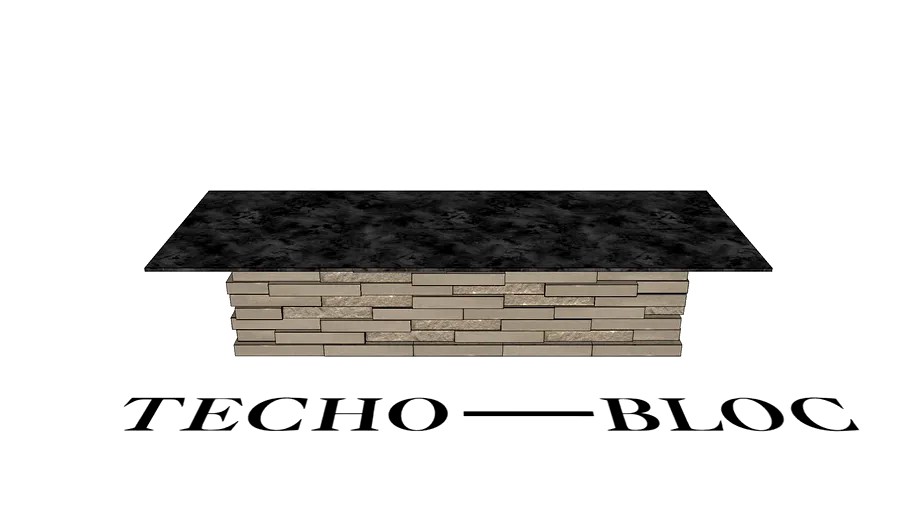 Techo-Bloc - Graphix Table 3d model