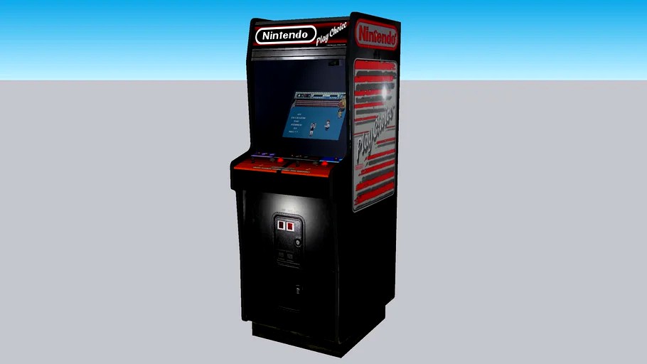 Nintendo Playchoice arcade game REV.1 3d model