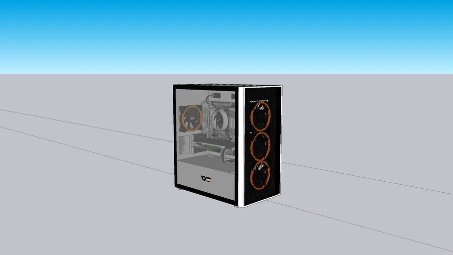 PC BUILD 3d model