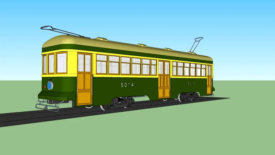 Tram 3d model