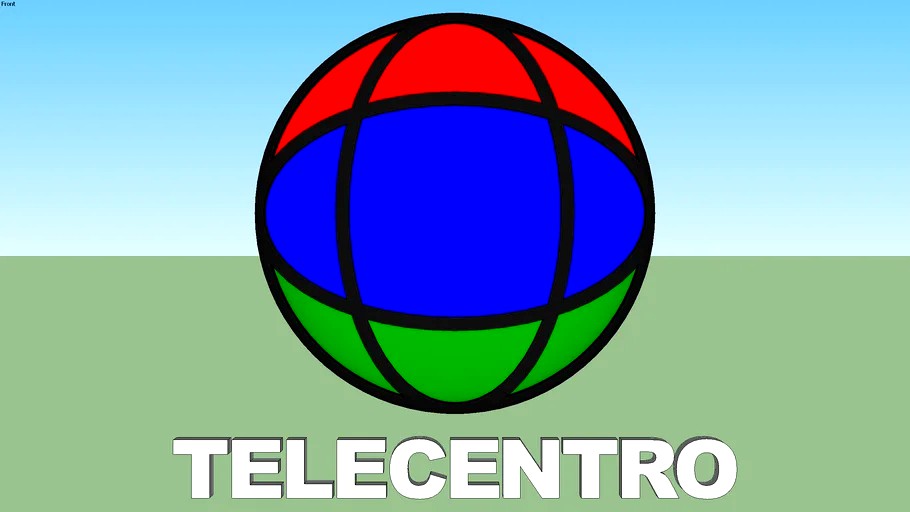Telecentro RD logo 3d model
