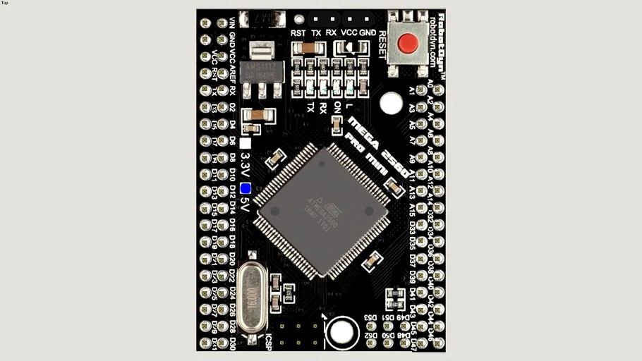 Robotdyn Arduino Mega Pro Mini 3d model