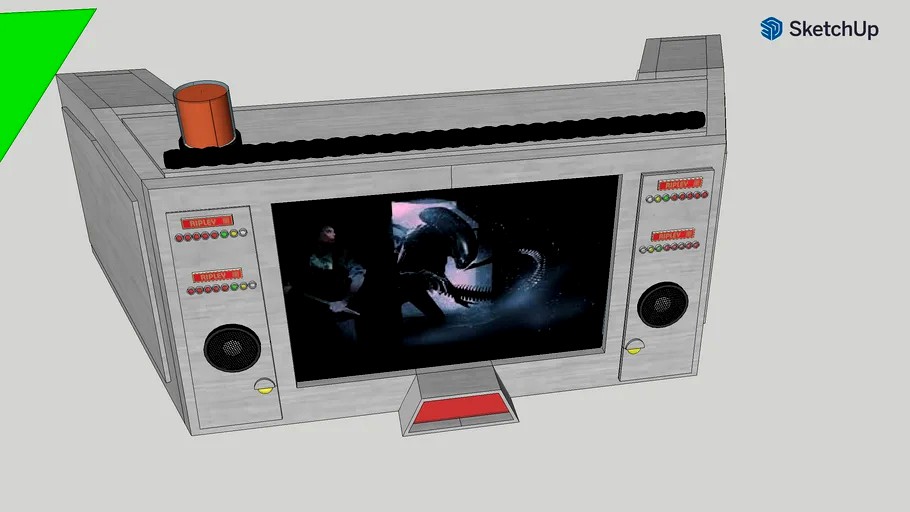 Alien RPG GM Screen 3d model