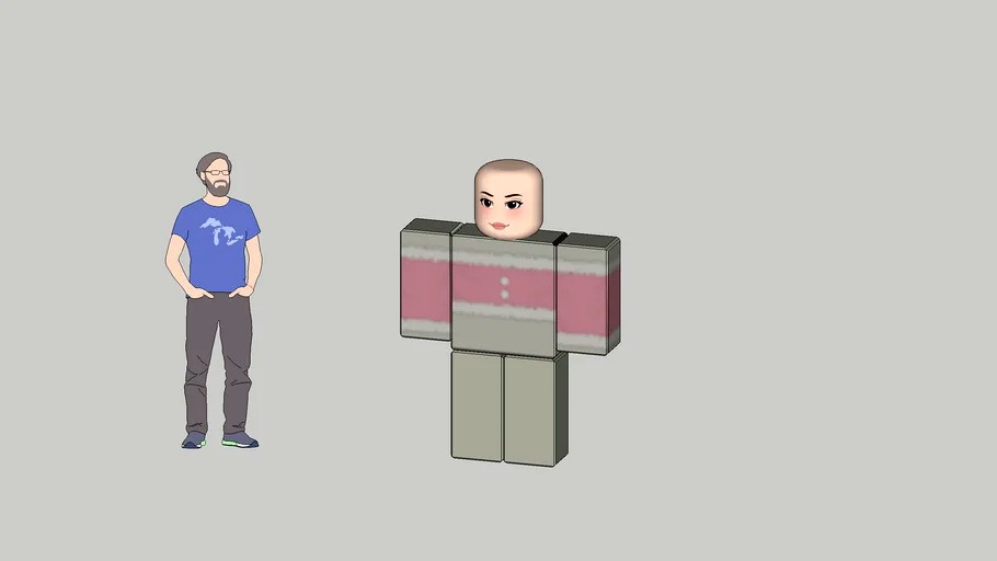Roblox Character 3d model