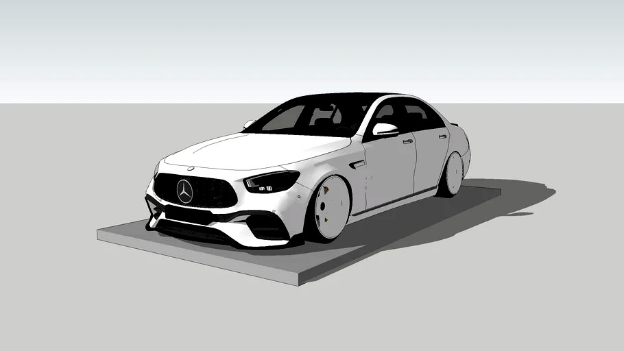 Mercedes-AMG E63 S - Stance Racing Look 3d model