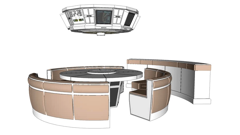 Nostromo Dining Table (Alien) 3d model
