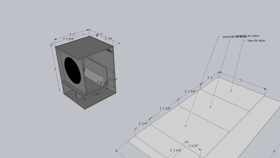 Turbo box 18' 3d model
