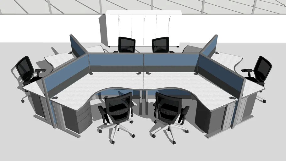 09 System - SPACE-PRO 5600 Group 3d model