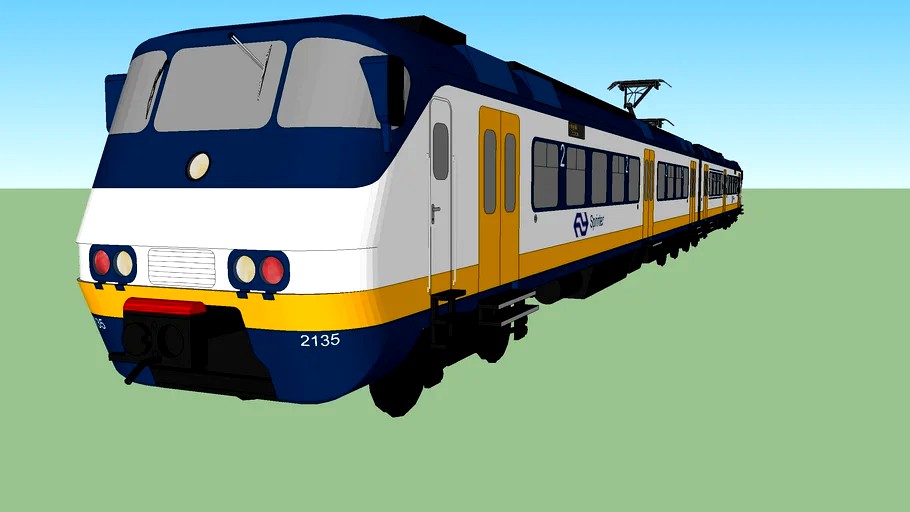 NS SGMm (2-delig) 3d model