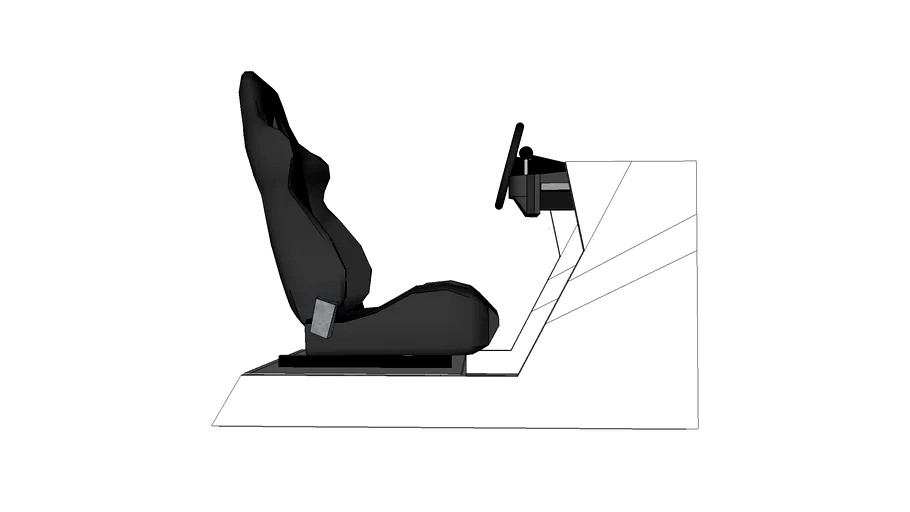 Race Rig for sim racing 3d model