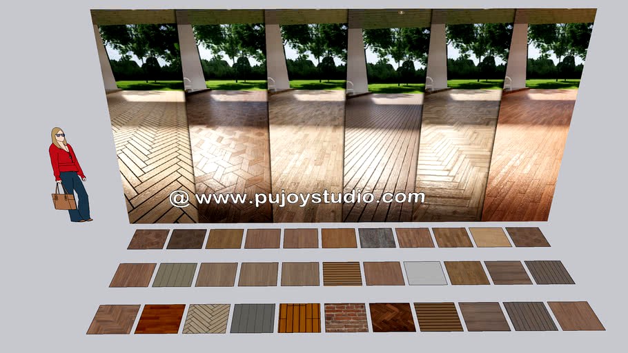 Floor Type material texture collection enscape @ www.pujoystudio.com 3d ...