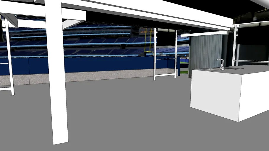 SoFi Stadium Suite 3d model