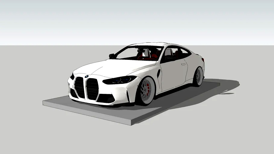 BMW M4 Competition G22 - Stance 3d model
