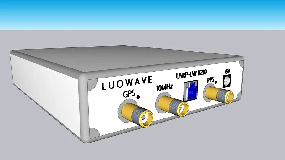 USRP LW B210 3d model