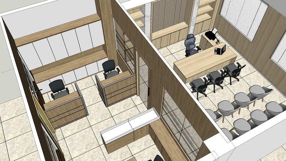 office cabin 3d model