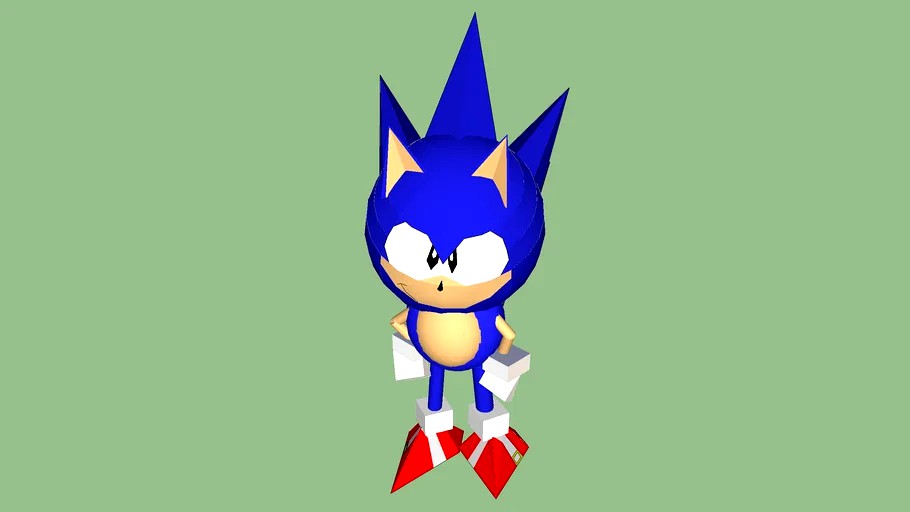 Sonic R Sonic 3d model