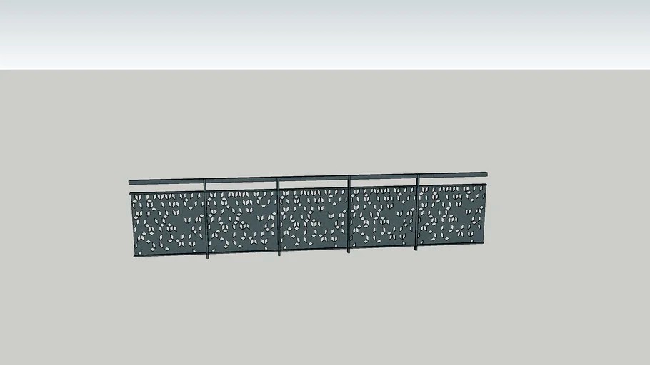 Railing/CNC 3d model