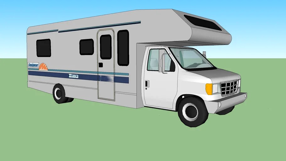 1993 Itasca Sundancer 400 (Class C motorhome) RV 3d model