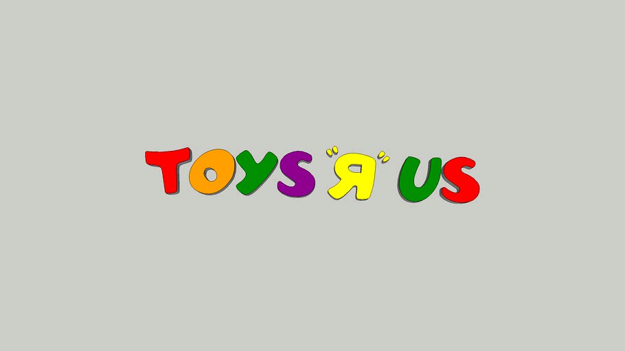 Toys 'R' Us (First Logo) 3d model