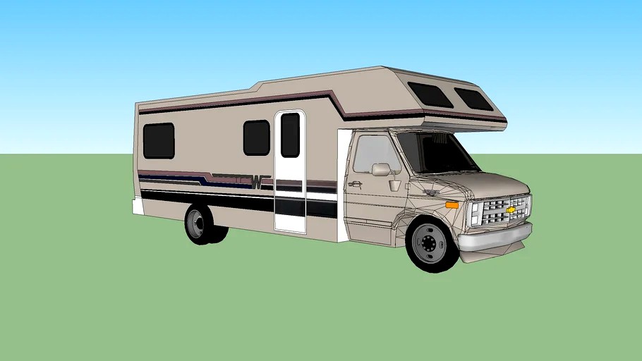 1988 Winnebago Minnie Winnie (Class 'C' motorhome) (Chevrolet chassis ...