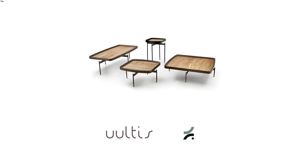 Mesa de Centro Frame - Uultis 3d model