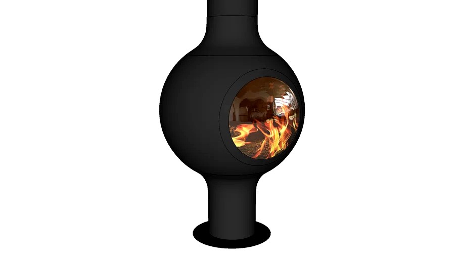 Bathyscafocus Porthole fireplace by Focus Creation 3d model