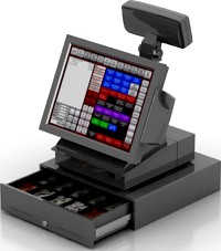 Cash register 3d model