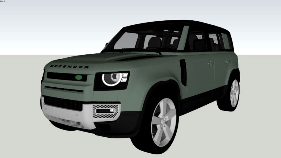 2020 Land Rover Defender 110 3d model
