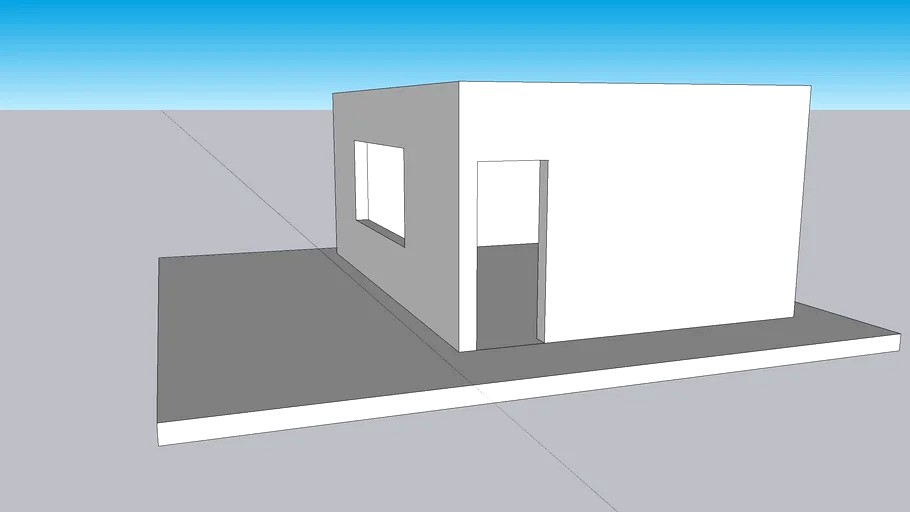 Primer modelo SketchUp 3d