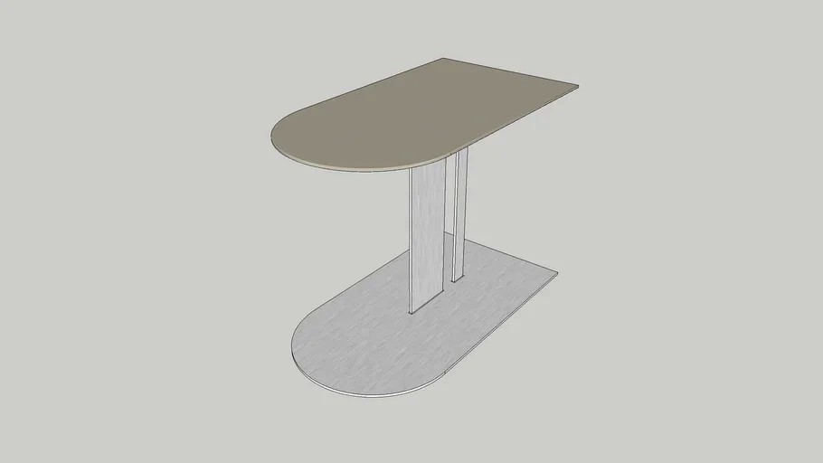 und stay long sofa side table enscape ready 3d model