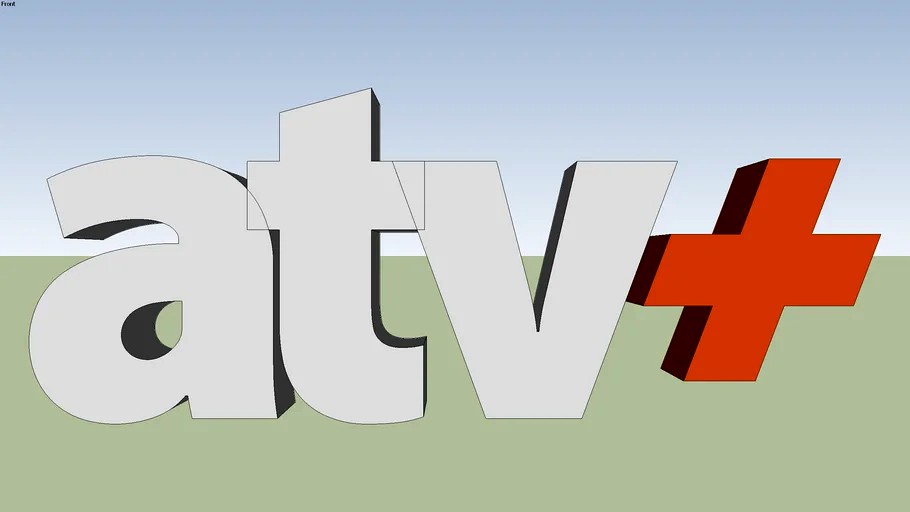 ATV+ logo (2011-2015) 3d model