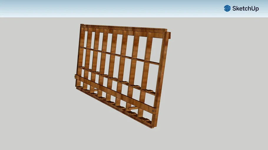 Plywood Cutting Table 3d model
