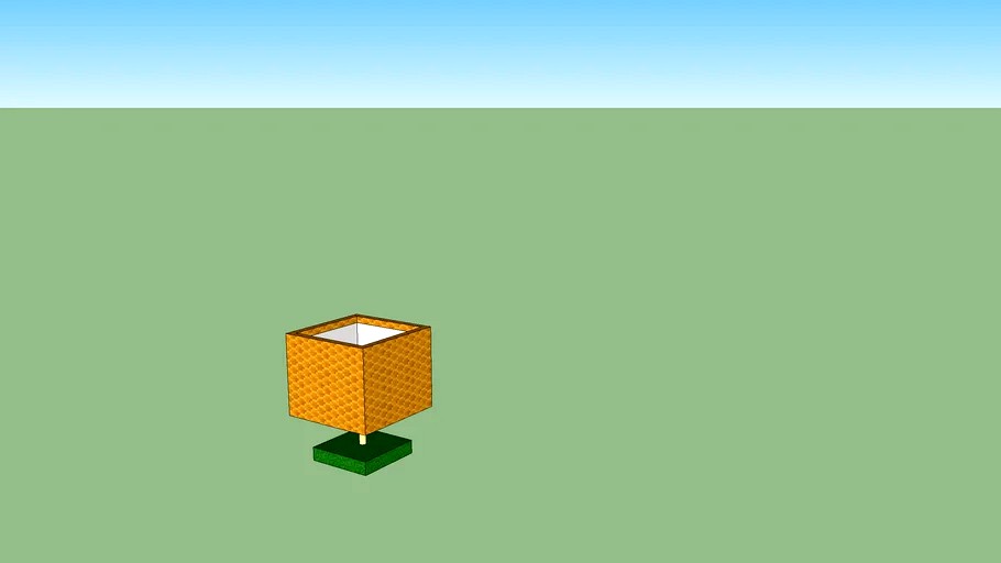 Bee lamp minecraft 3d model