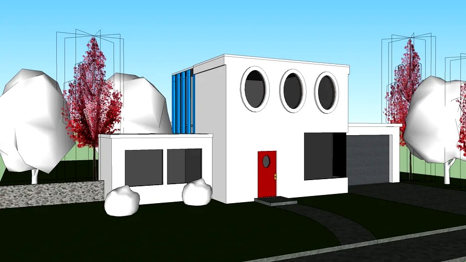 Casa de las chicas superpoderosas ( the house of power puff girls) 3d model