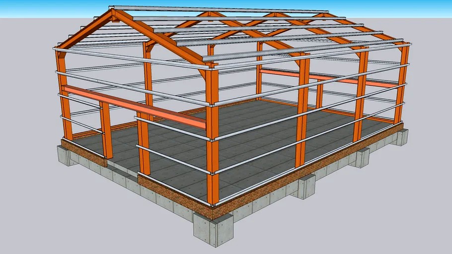 Typical Small Factory 3d model
