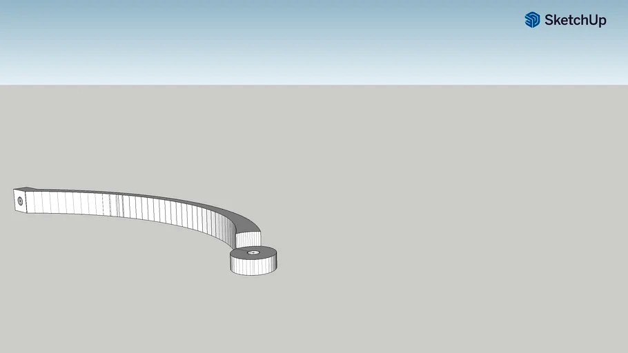 cessna 172 wing strut mount test 1 3d model
