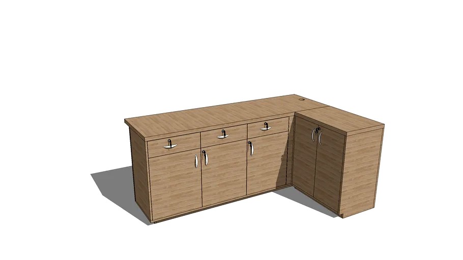 POS Table - Service table 3d model
