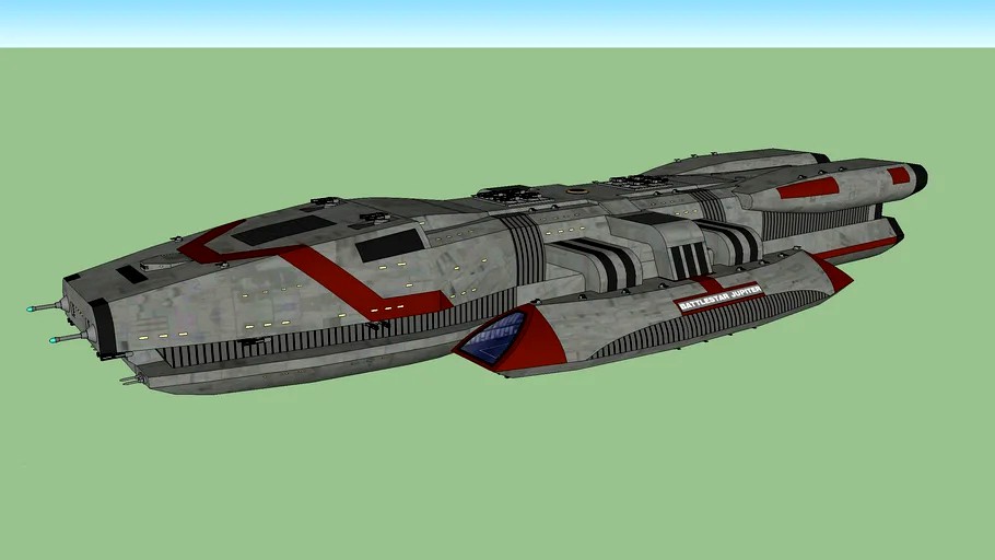 Battlestar Jupiter 3d model