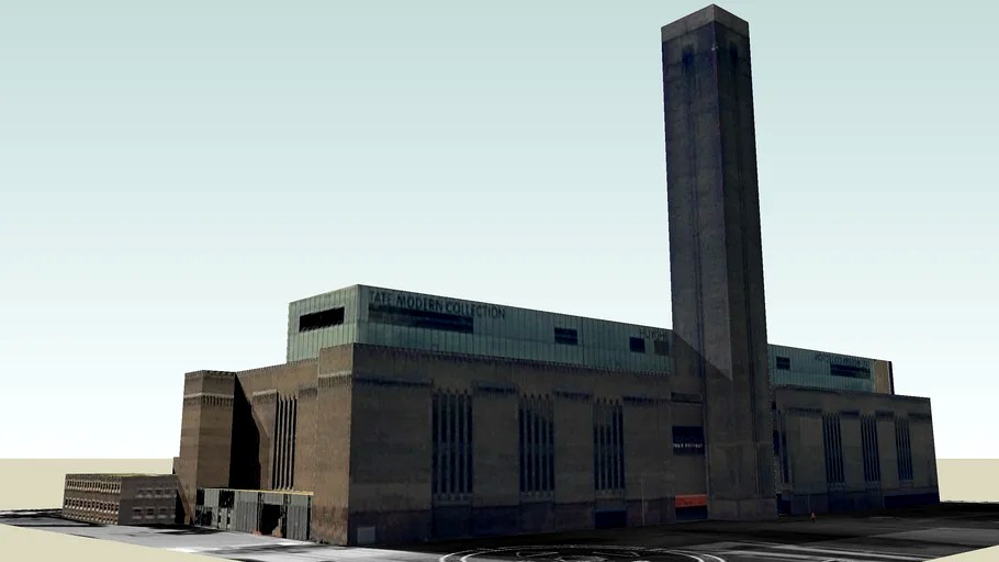 Tate Modern, London 3d model