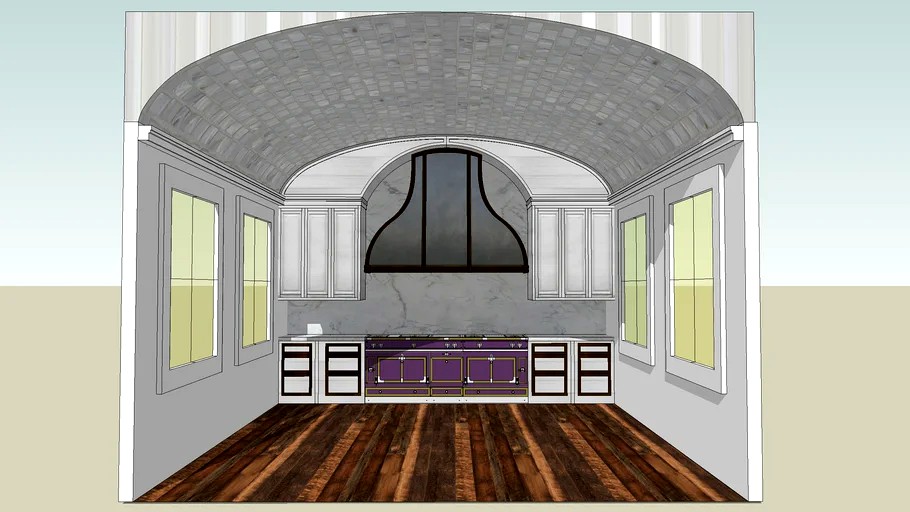 NYC Townhouse Hood Model 3d