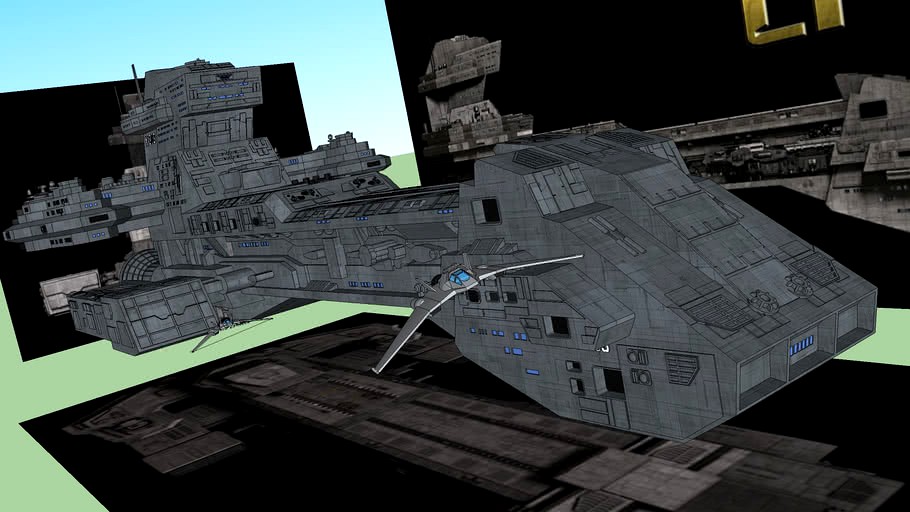 Stargate Prometheus x-303 3d model