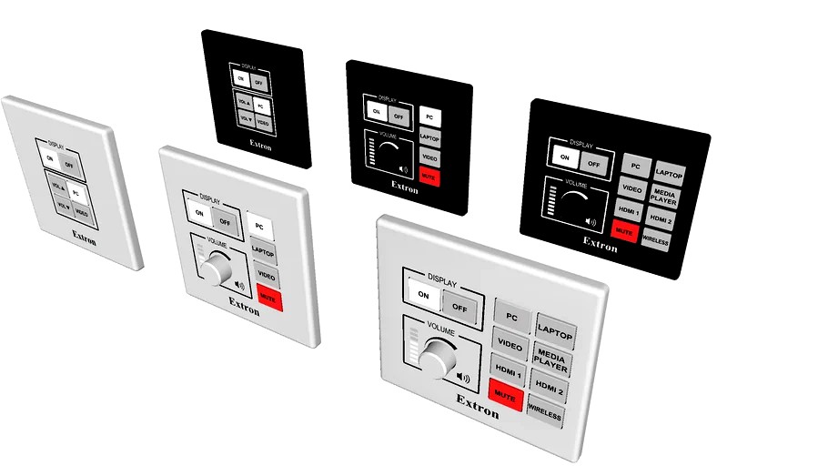 Extron MLC Plus 50, MLC Plus 100, MLC Plus 200 Enscape ready 3d model
