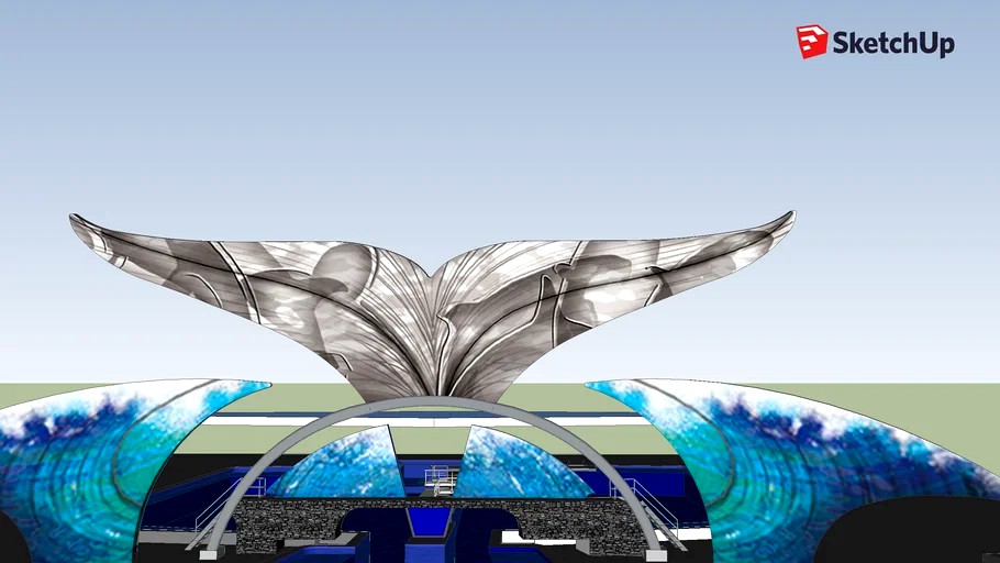 Shamu Stadium - SeaWorld San Antonio 3d model
