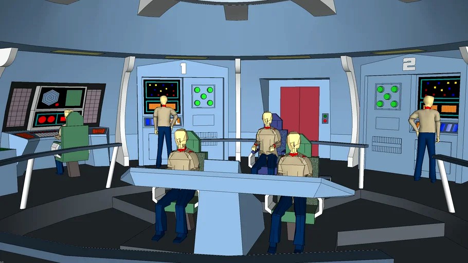 USS Reliant bridge 3d model