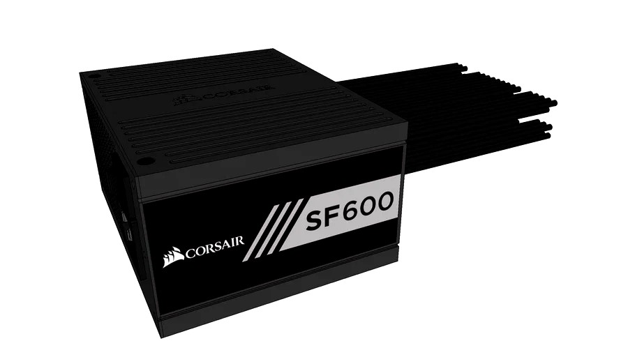 Corsair SF600 3d model
