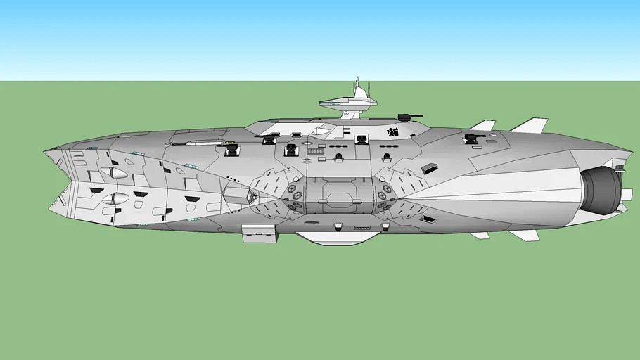 Skipjack class (Gundam) 3d model
