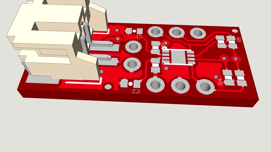 LiPo Fuel Gauge Max1743 Sparkfun 3d model