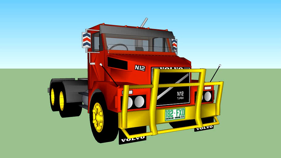 1984 Volvo N12 Turbo 3d model
