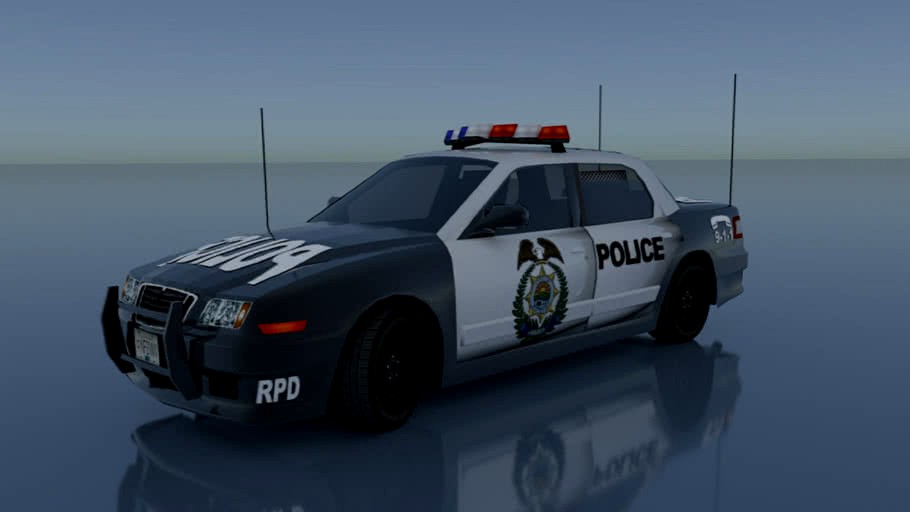 Temp350 #28 Police Cruiser 3d model